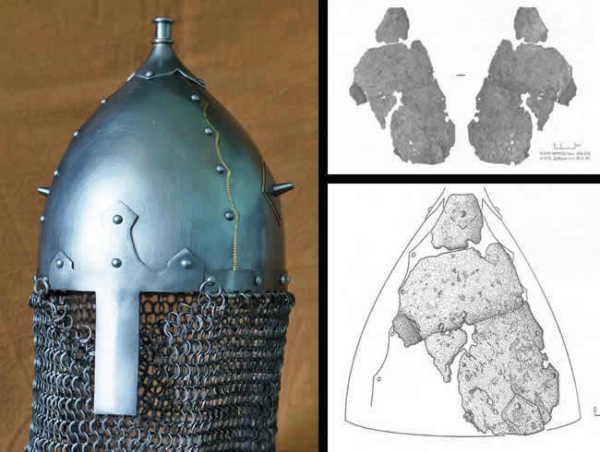Helmet from Novgorod, Duboshyn dig site. X-XII A.D. - TRUE HISTORY SHOP ...