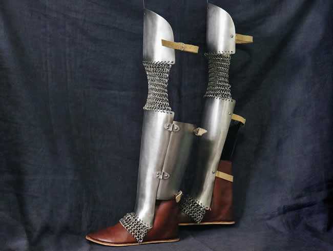 Greaves from Dmitrievskaya village. Nomadic / Rus, XIII-XIV century ...