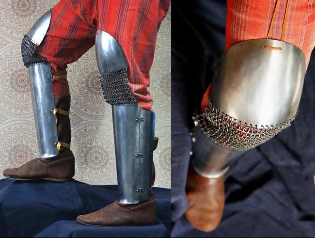 Greaves from Dmitrievskaya village. Nomadic / Rus, XIII-XIV century ...