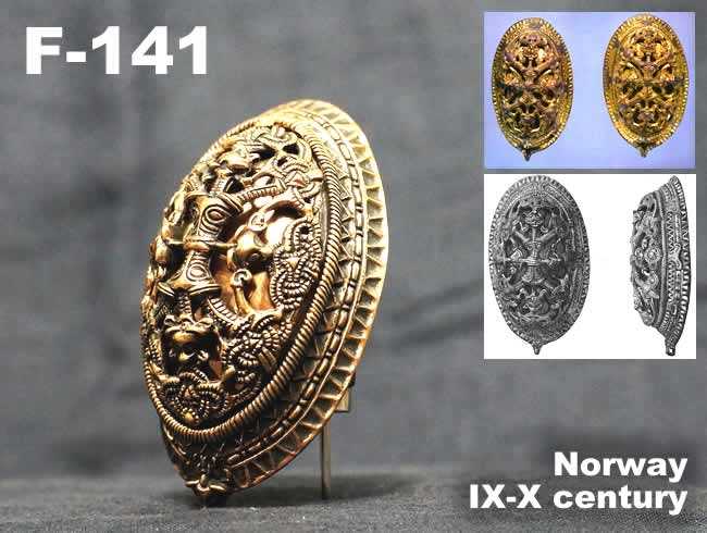 F-141. Turtle fibulas (pair). Norway, IX-X century. - TRUE HISTORY SHOP ...
