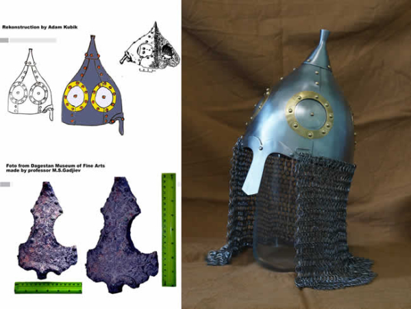 Helmet from Bezhta. Khazar Kaganate, VIII-IX A.D. - TRUE HISTORY SHOP ...