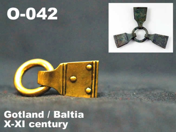 O-042. Ring gripper / belt separator / buckle gripper. Gotland, X-XI AD ...