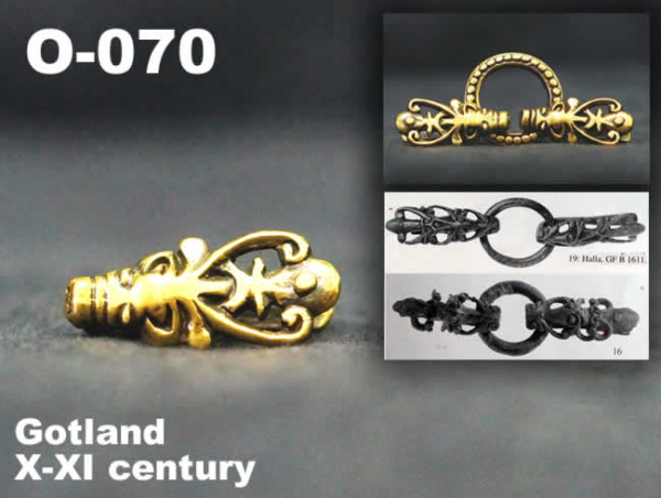 O-070. Ring gripper / belt separator / buckle gripper. Gotland, X-XI AD ...