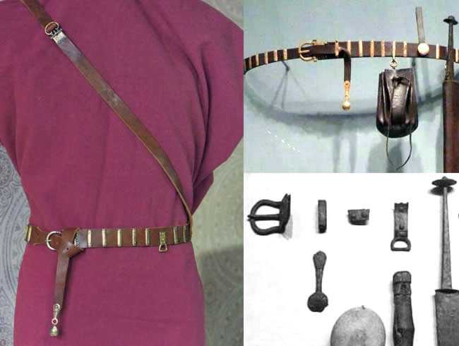 Roman belt stylisation (possibly a German take-off) based on the finds ...