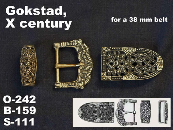Scandinavian belt set. Gokstad / Norway, X AD. - TRUE HISTORY SHOP ...