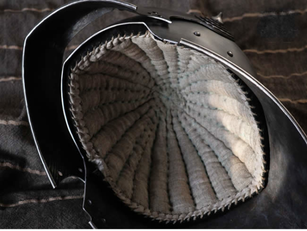 Padded lining for sallet \ salade helmets. - TRUE HISTORY SHOP | ARMOUR ...