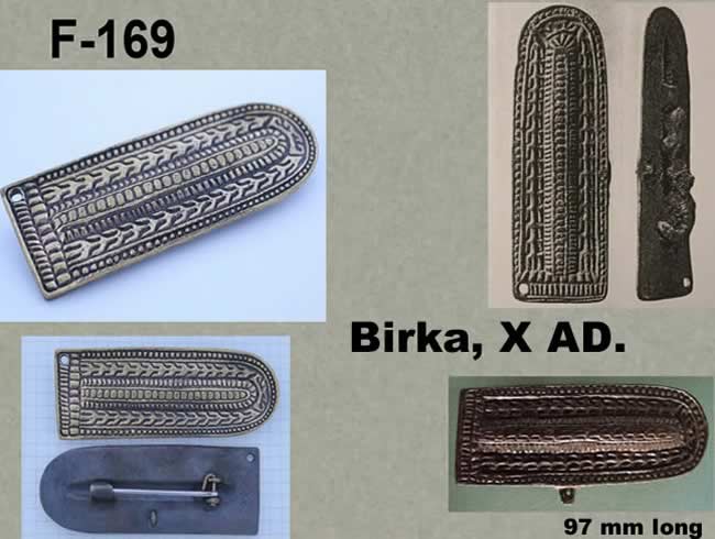 F-169. Scutellum fibulas. Birka, X AD. - TRUE HISTORY SHOP | ARMOUR ...