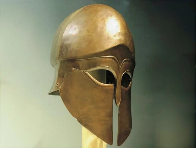 Corinthian helmet. VI-IV century BC. - TRUE HISTORY SHOP | ARMOUR ...