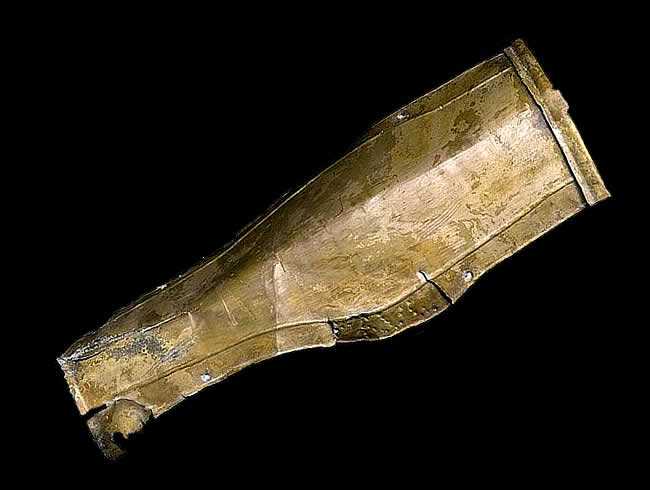 Roman greaves without knee plate. II BC - III AD. - TRUE HISTORY SHOP ...