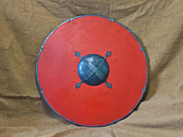 Shield "kalkan" with metal trim. Lentoid shape. XII-XV. - TRUE HISTORY ...